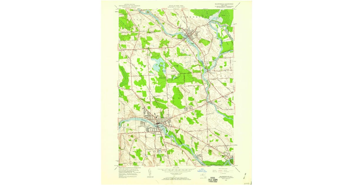 1950s Maps of Timber Banks, Lysander | Pastmaps