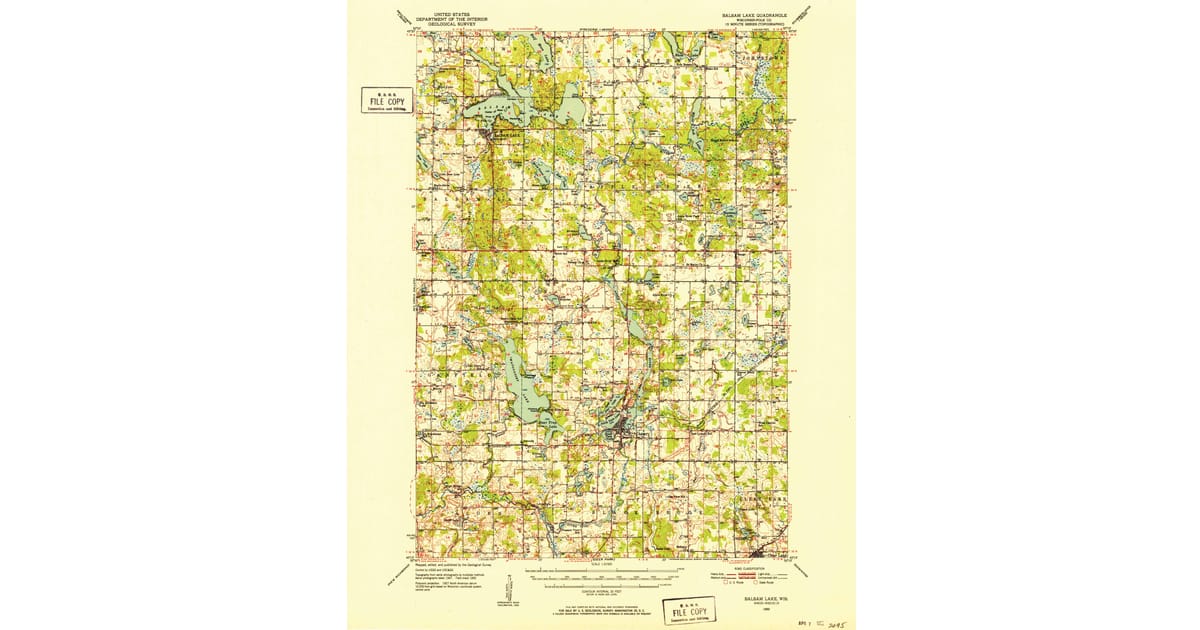 Old Maps of Amery, WI | Pastmaps