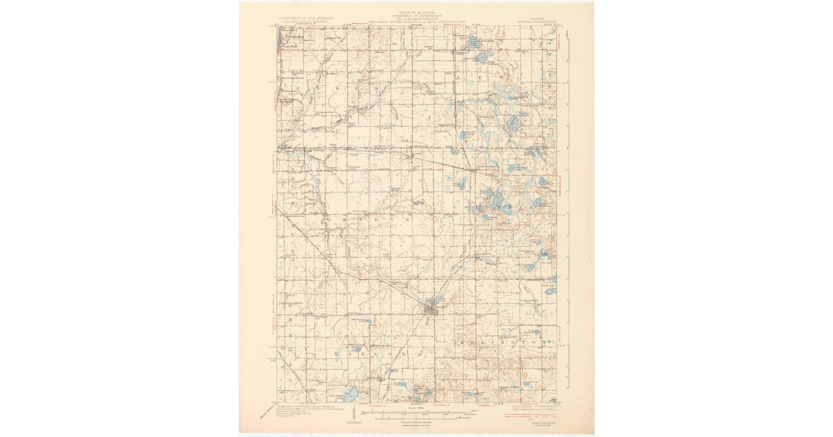 1931 Map of Bangor, MI — High-Res | Pastmaps