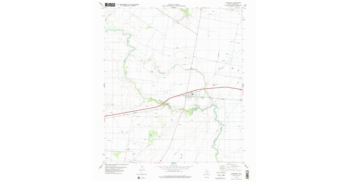 1979 Map of Banquete, TX — High-Res | Pastmaps