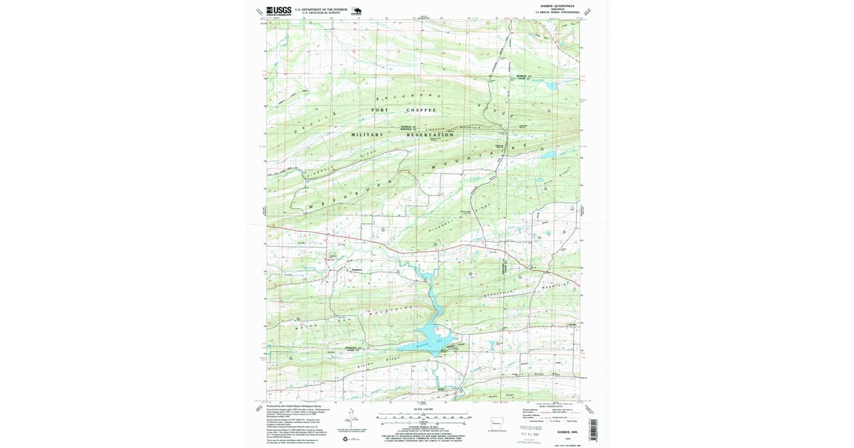 1990s Maps of Sebastian County, AR | Pastmaps