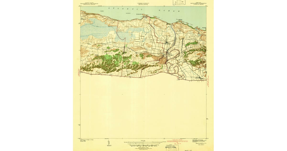 Old Maps of Garrochales, Arecibo for Genealogy | Pastmaps