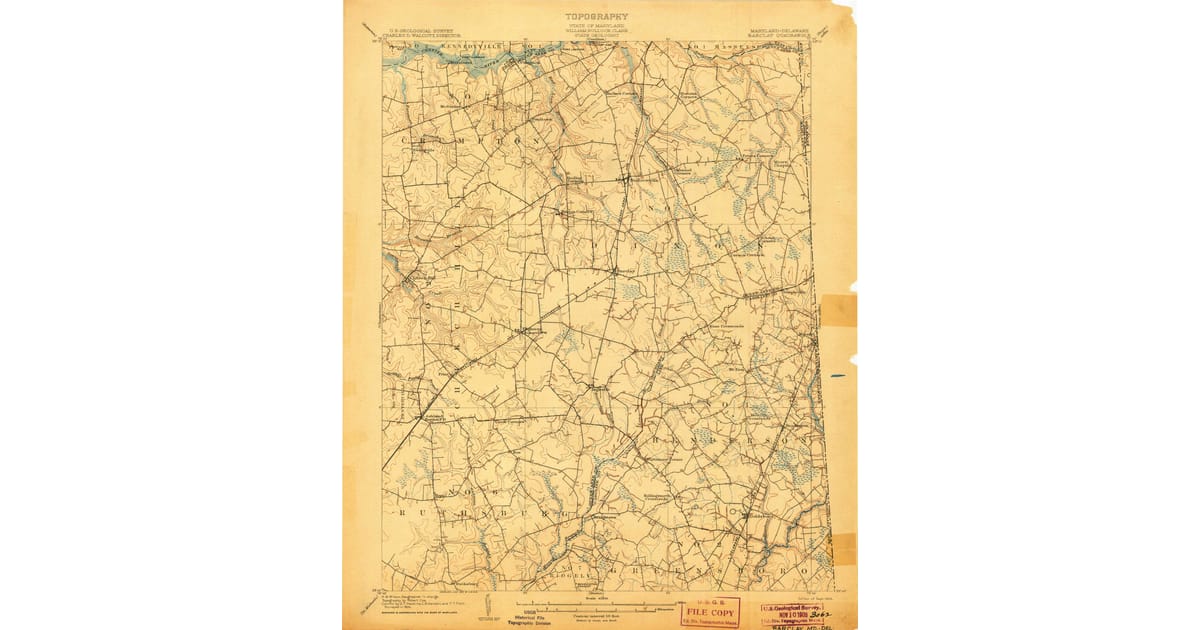 1905 Map of Barclay, MD — High-Res | Pastmaps