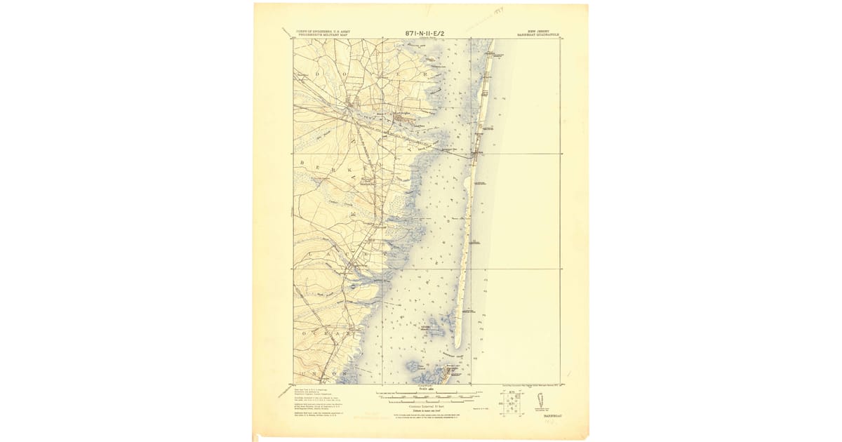 1900s (20th Century) Maps of Lavallette, NJ | Pastmaps