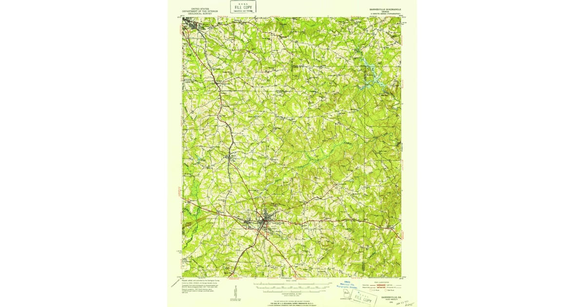 Old Maps of Piedmont, GA | Pastmaps