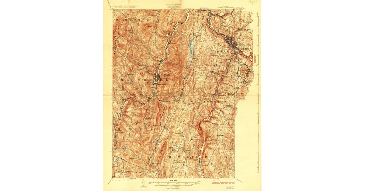 1924 Map of Barre, VT — High-Res, 1924 Print #2 | Pastmaps