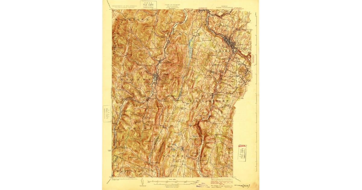 1924 Map of Barre, VT — High-Res | Pastmaps
