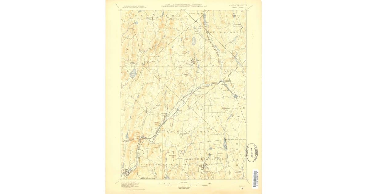 Old Maps of Ware Millyard Historic District, Ware for Metal Detecting ...