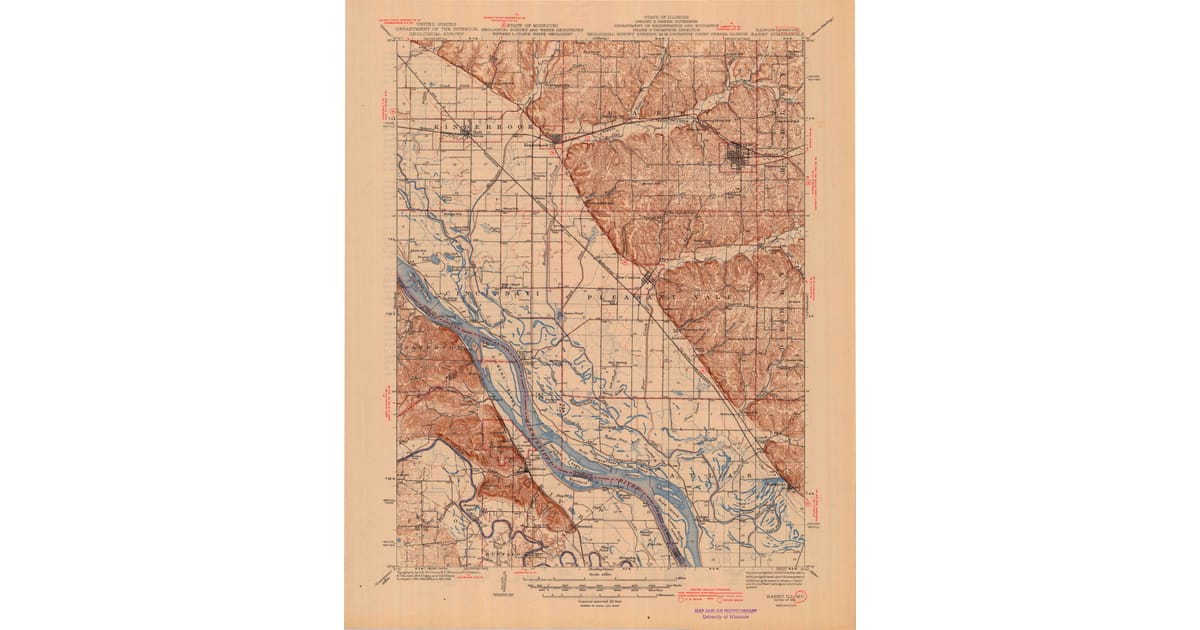 1944 Map of Barry, IL — High-Res | Pastmaps