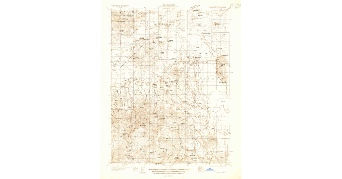 1930s Maps of Big Bend, CA | Pastmaps