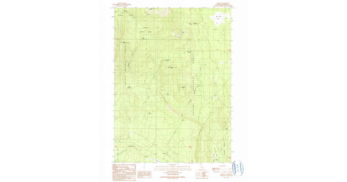 1990s Maps of Bartle, CA | Pastmaps