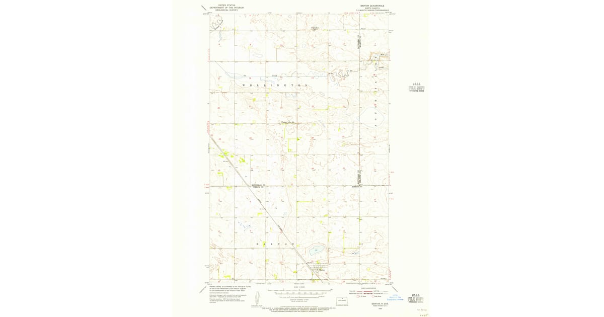 Old Maps of Barton, ND | Pastmaps