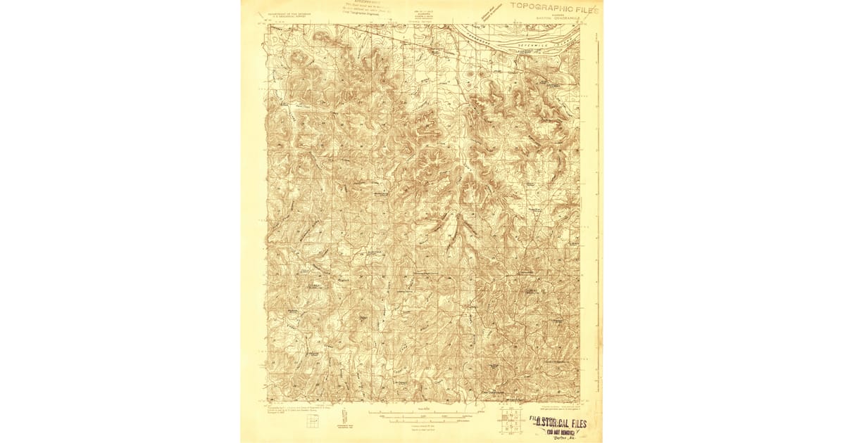 1926 Map of Barton, Colbert County, AL — High-Res | Pastmaps