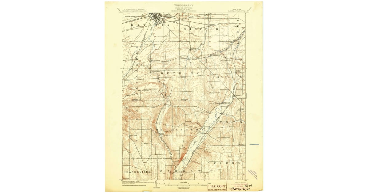 1900s (20th Century) Maps of Perry, NY | Pastmaps