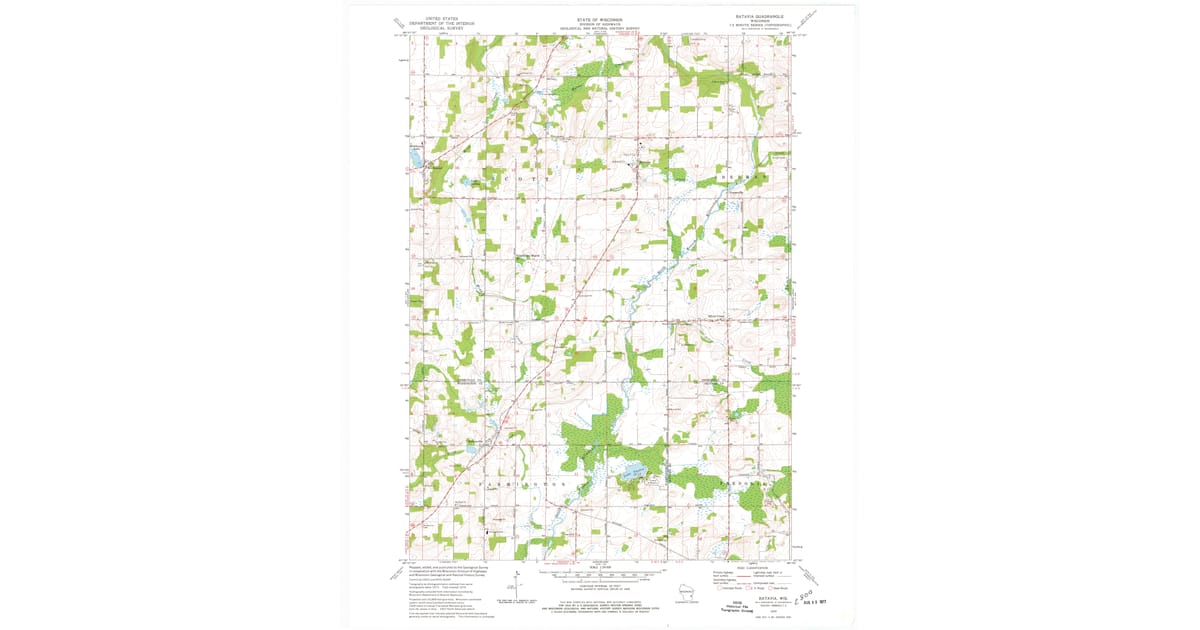 1970s Maps of Washington County, WI | Pastmaps