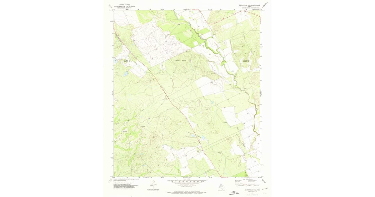 1970s Maps of Zavala County, TX | Pastmaps