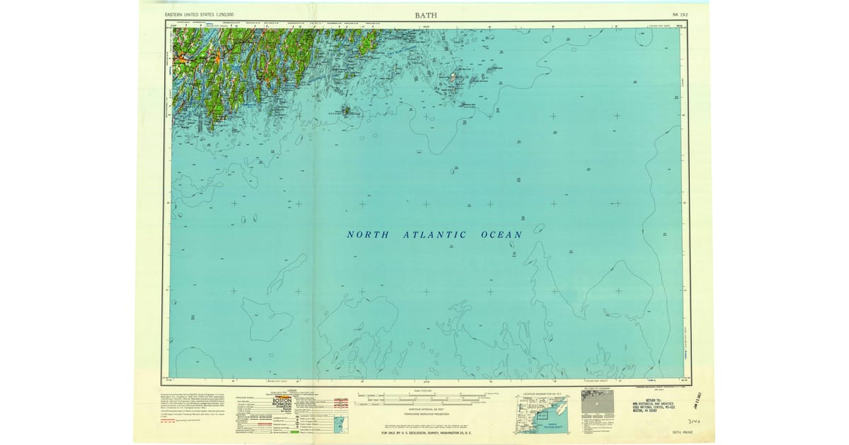 1960s Maps of Matinicus Isle, Matinicus Isle Plantation | Pastmaps