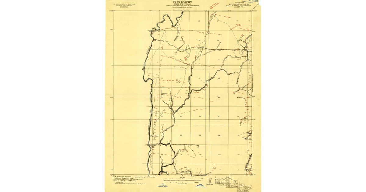 Old Maps of Oak Grove, LA | Pastmaps