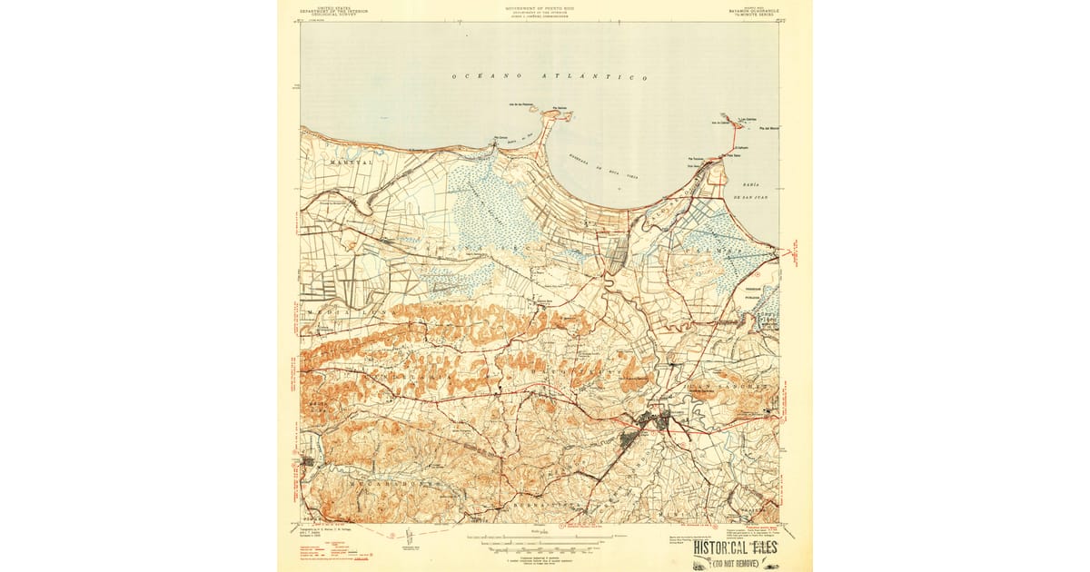 1947 Map of Bayamon, Bayamón Municipio, PR — High-Res | Pastmaps