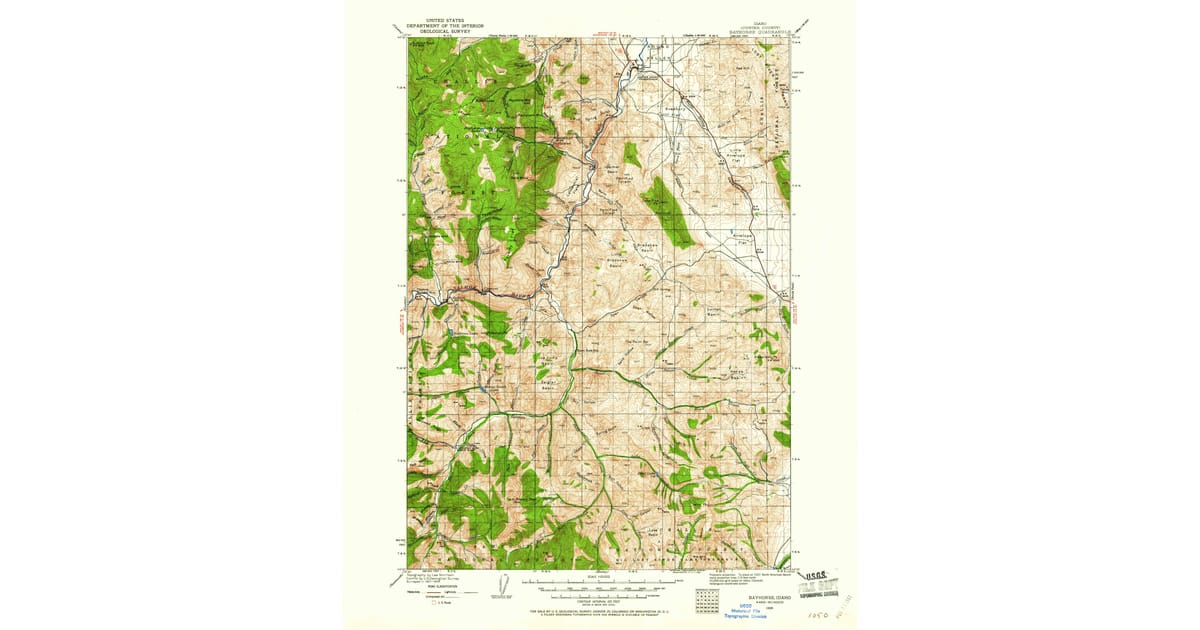 Old Maps of Challis, ID | Pastmaps