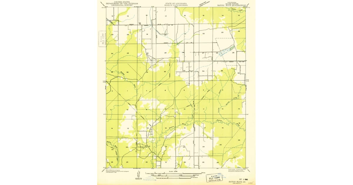 Old Historical Maps of Soileau, LA | Pastmaps