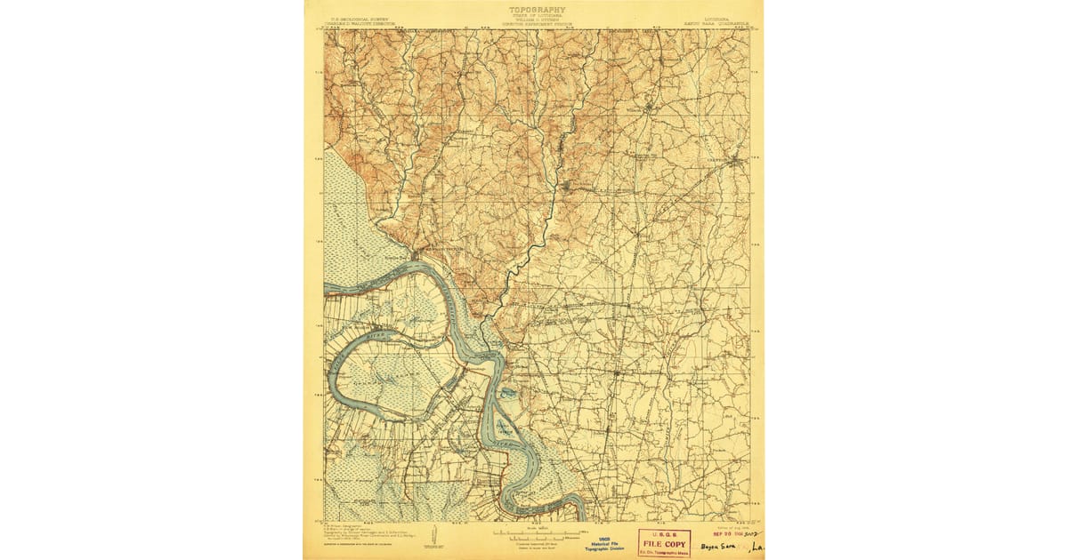 1900s (20th Century) Maps of Central, LA | Pastmaps
