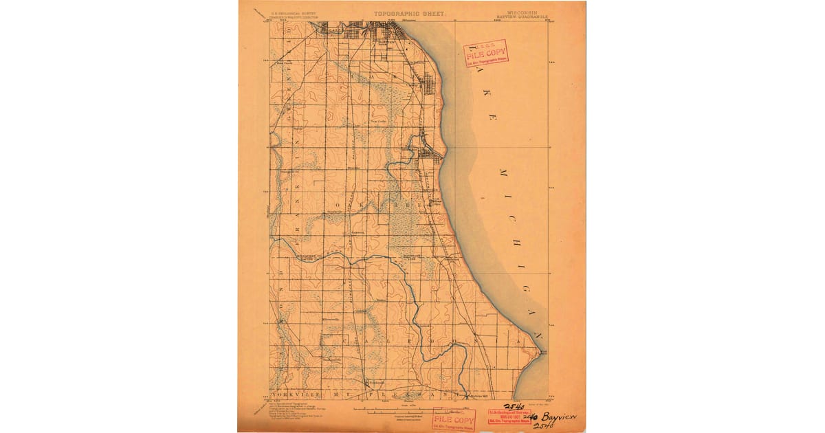 1900s (20th Century) Maps of Franklin, WI | Pastmaps