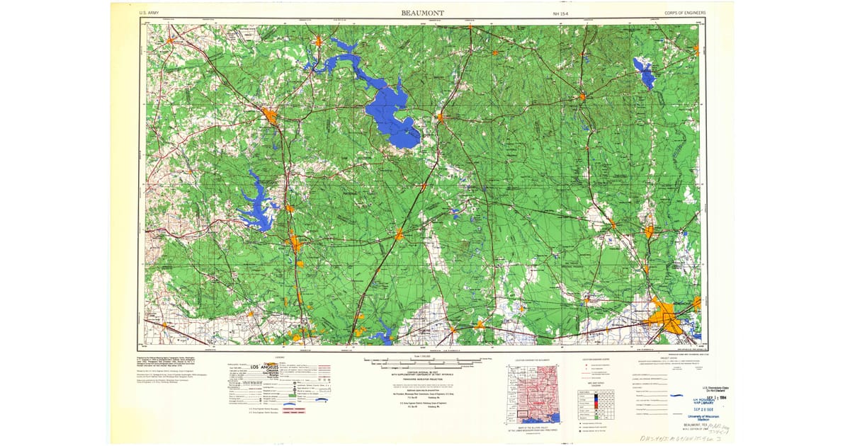 1980s Maps of Stable Gate, TX | Pastmaps