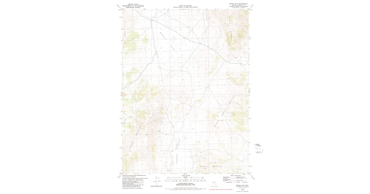 1980s Maps of Washoe County, NV | Pastmaps