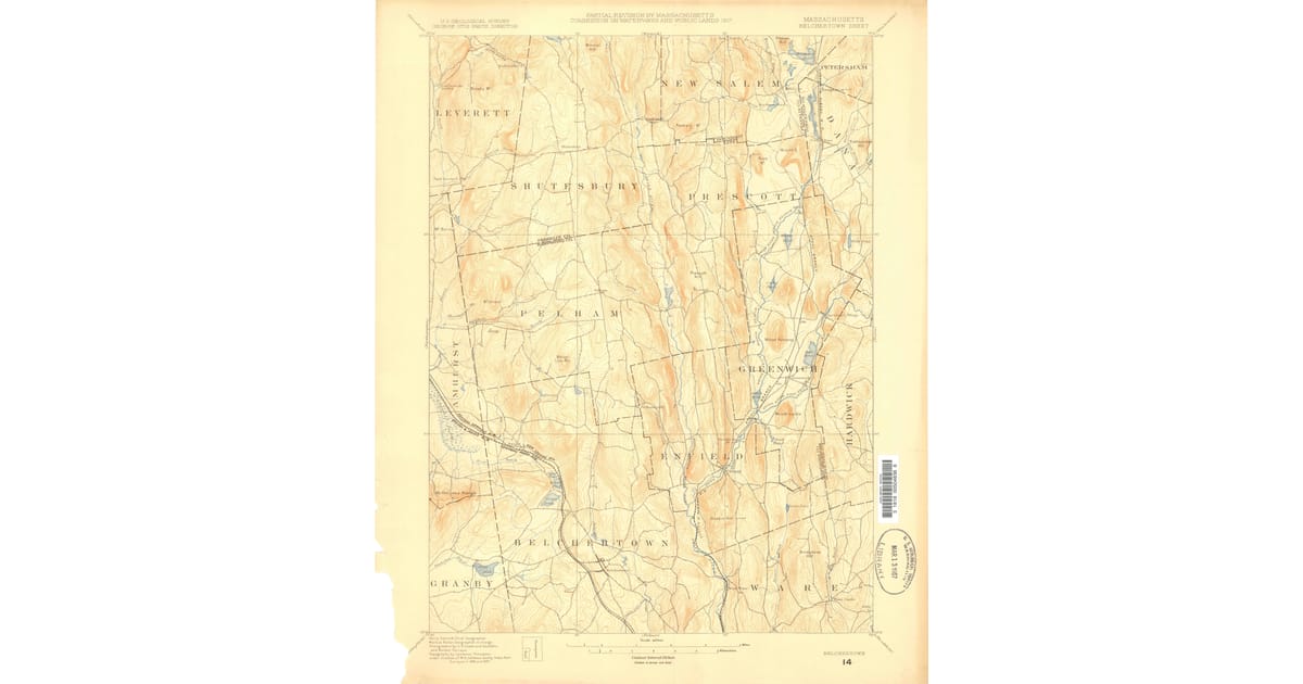 1887 Map of Belchertown, Hampshire County, MA — High-Res | Pastmaps