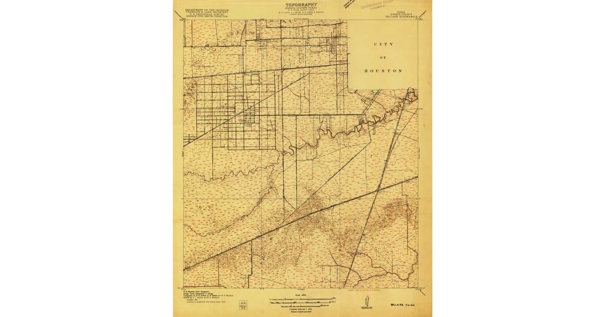 Old Maps of Houston, TX | Pastmaps