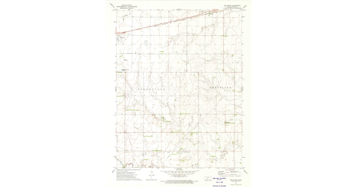 1970s Maps of Ford County, KS | Pastmaps