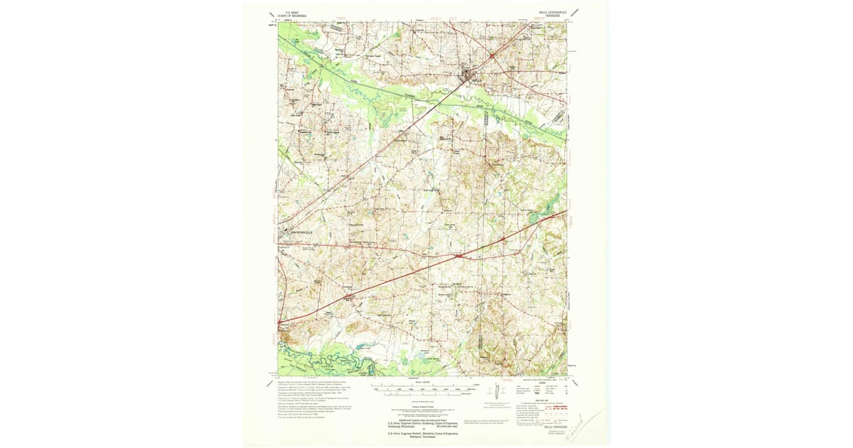 1970s Maps of Sunnyhill, TN | Pastmaps