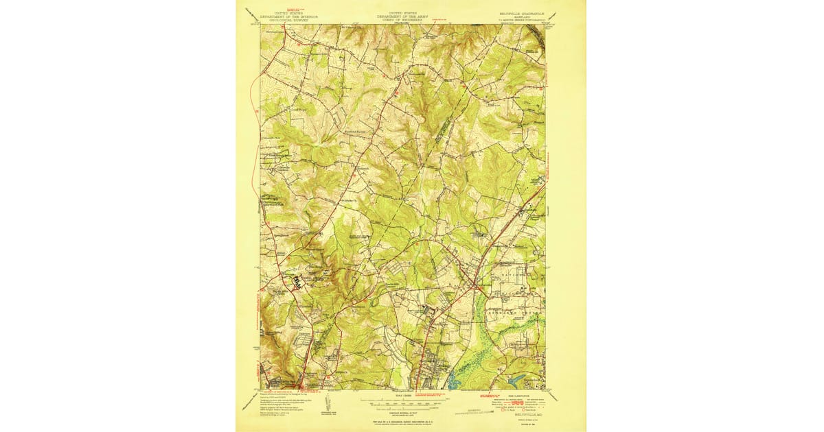 1950s Maps of Bond Mill Park, Prince George's County | Pastmaps