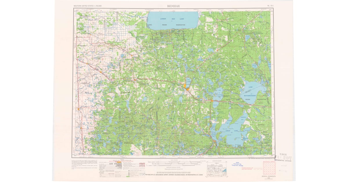 Old Historical Maps of Island Lake, MN | Pastmaps