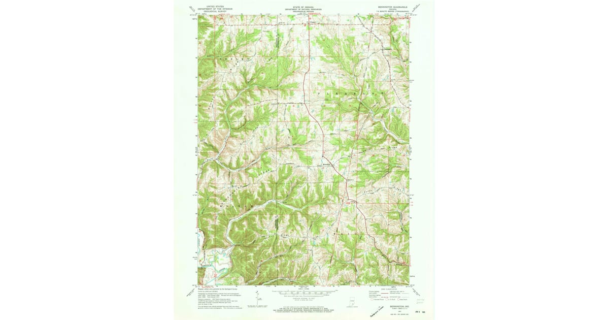 1970s Maps of Switzerland County, IN | Pastmaps