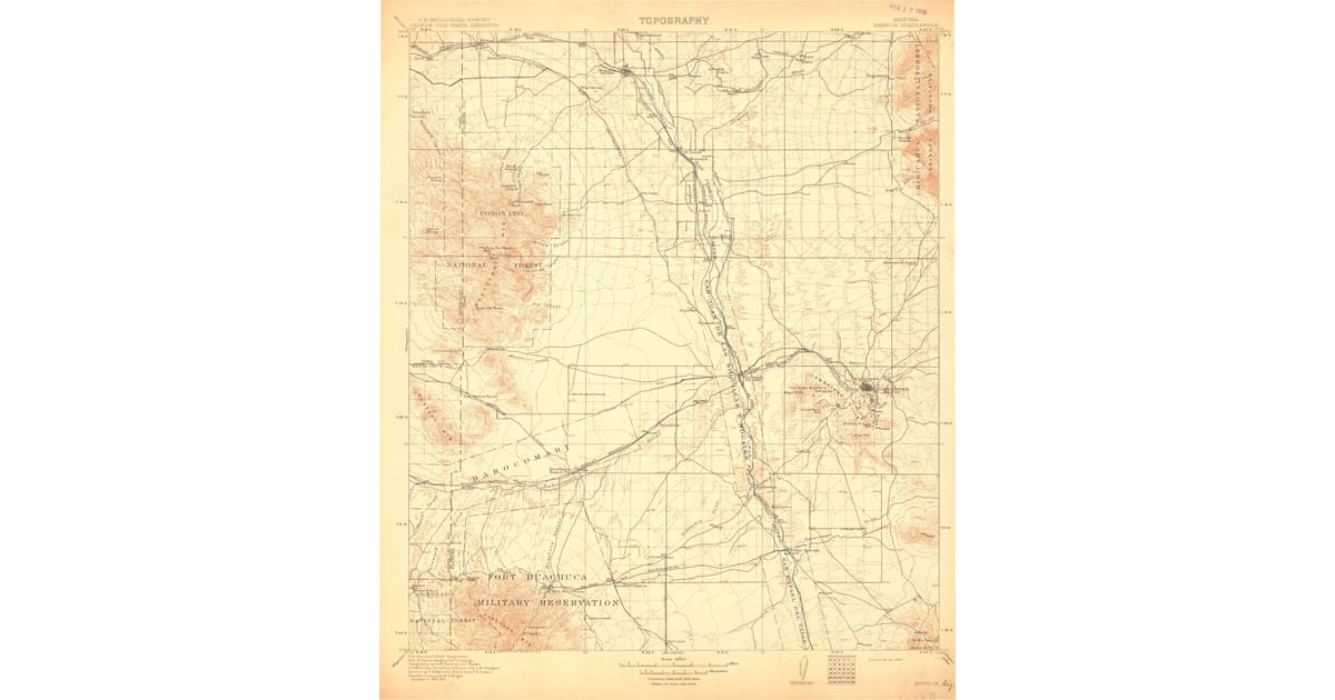 1900s (20th Century) Maps of Tombstone, AZ | Pastmaps