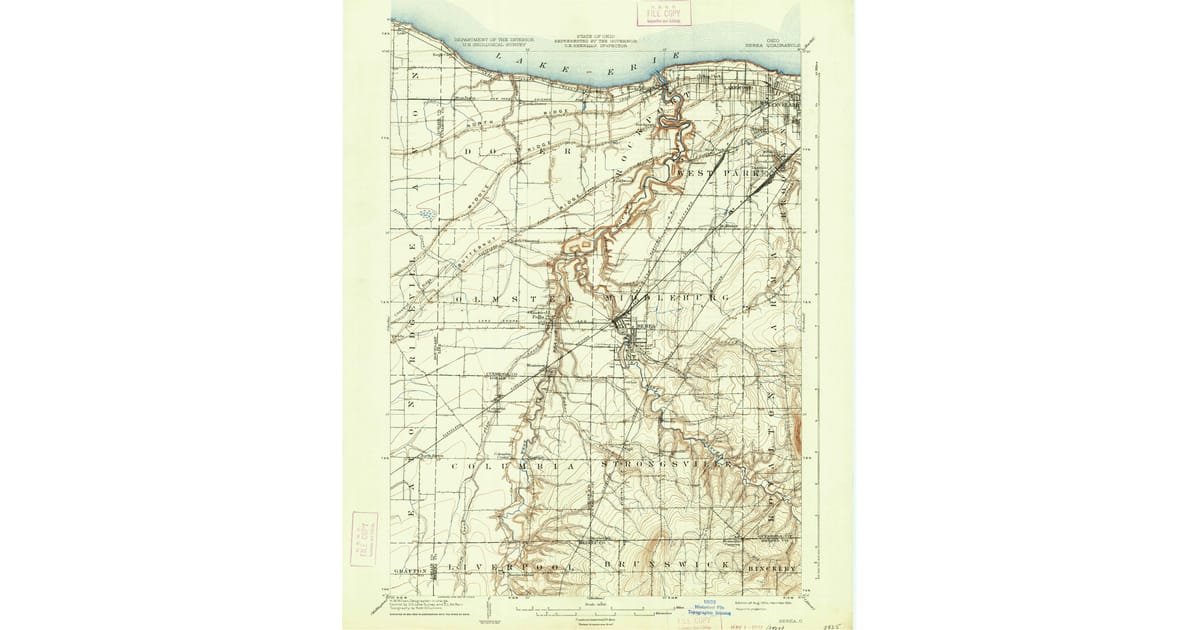 1904 Map of Berea, OH — High-Res | Pastmaps