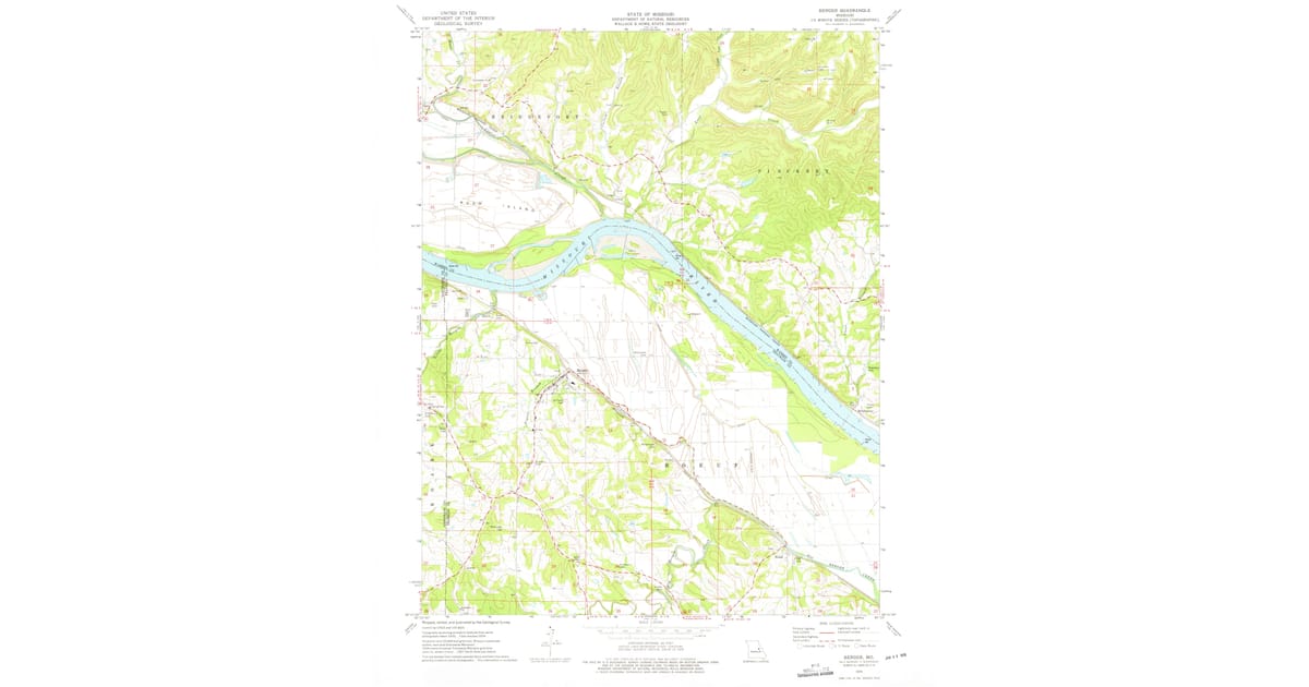 1970s Maps of Etlah, MO | Pastmaps