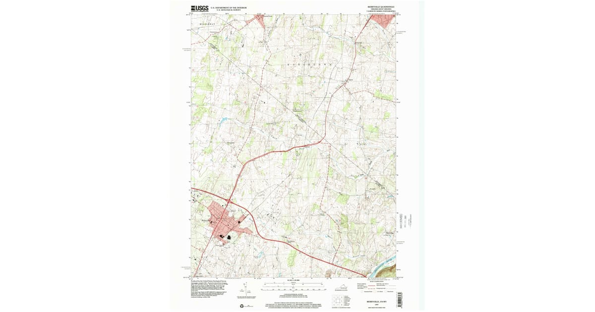 1990s Maps of Kinfield Estates, Clarke County | Pastmaps