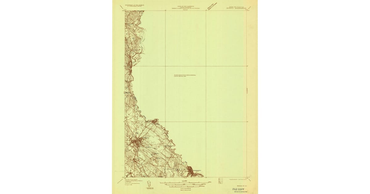 1930s Maps of Strafford County, NH | Pastmaps