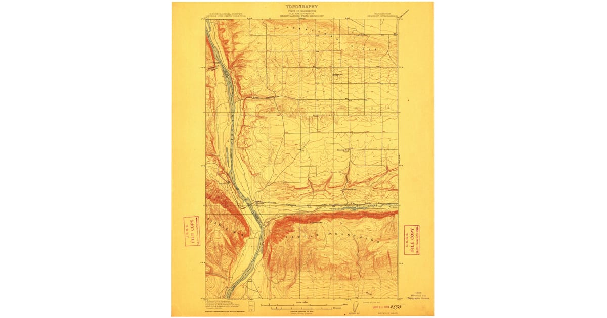 1912 Map of Beverly, WA — High-Res | Pastmaps