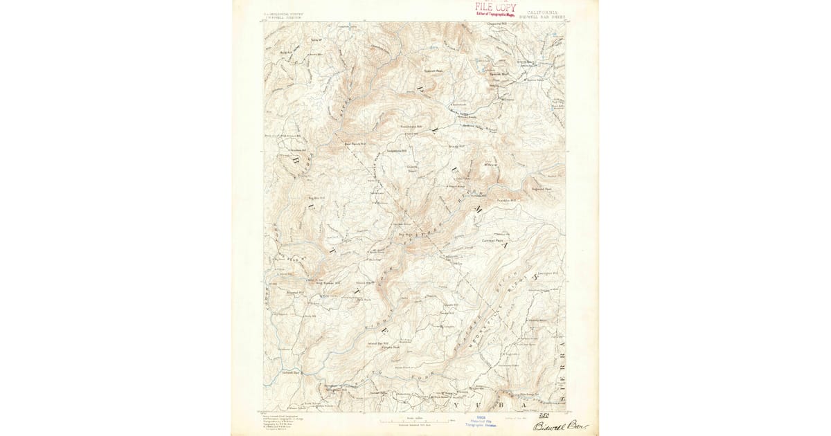 1890s Maps of Butte County, CA | Pastmaps