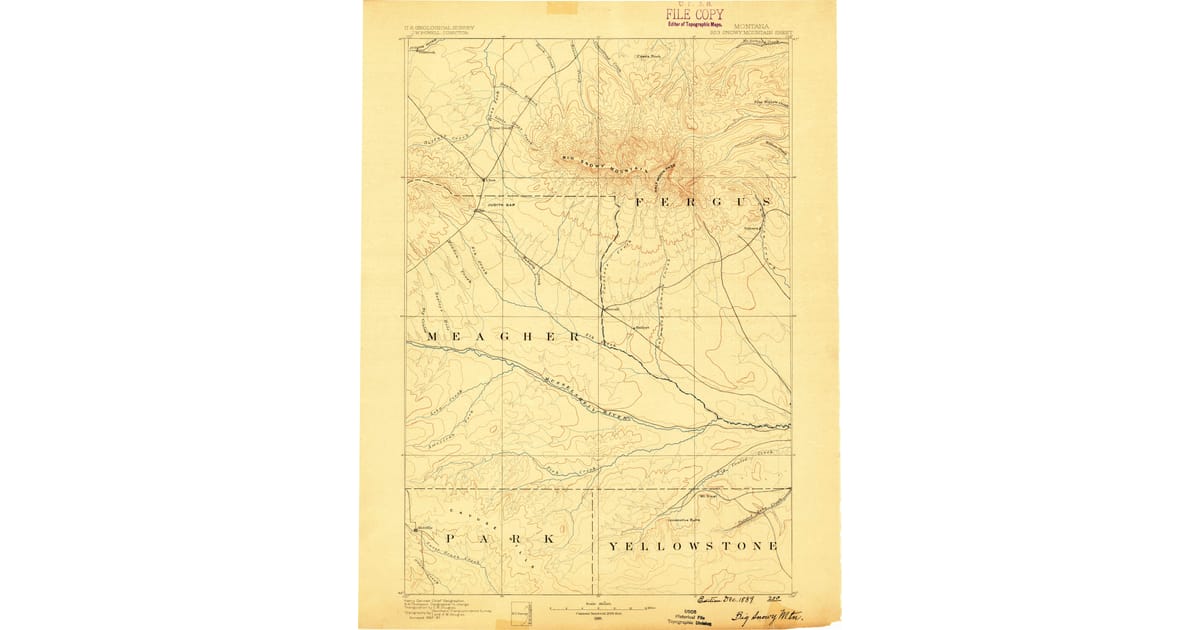 Old Maps of Moore, MT for Metal Detecting | Pastmaps