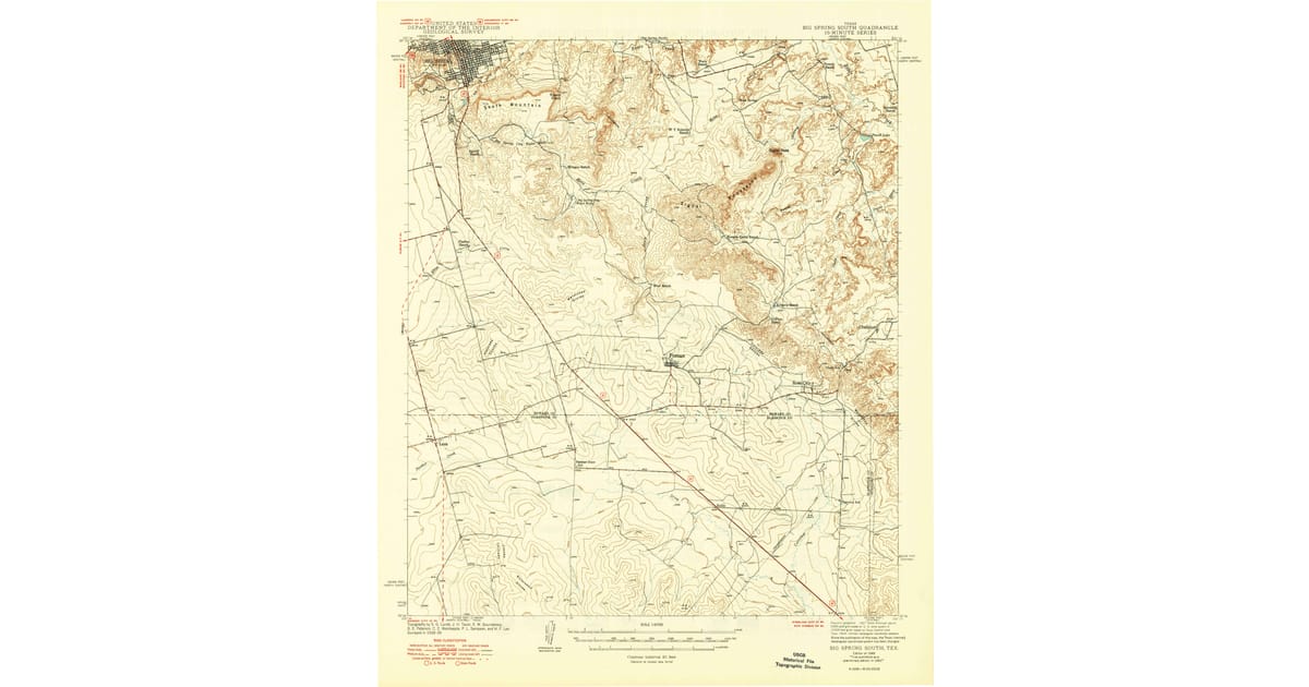 Old Maps of Ross City, TX for Genealogy | Pastmaps