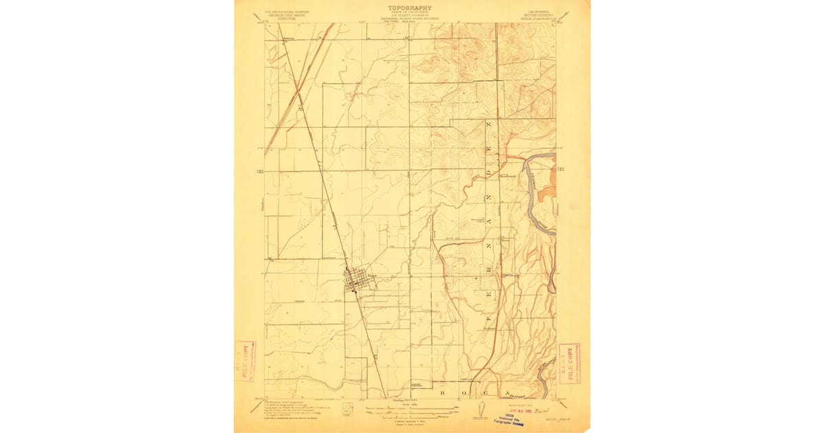 1912 Map of Biggs, CA — High-Res | Pastmaps