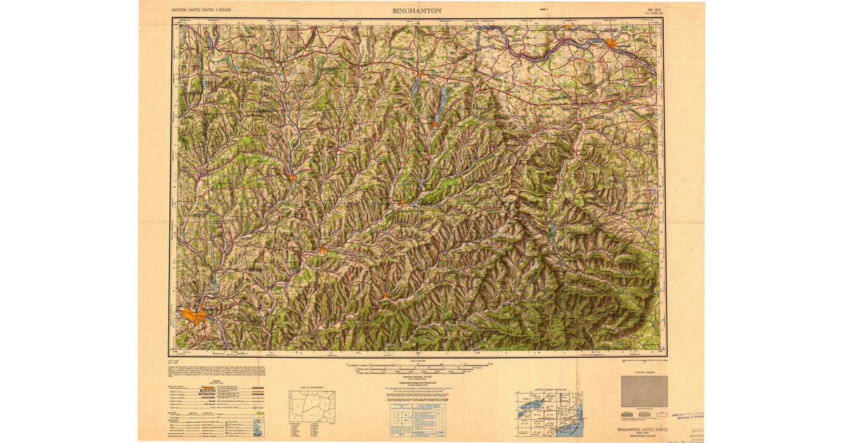 1950s Maps of Decatur, NY | Pastmaps