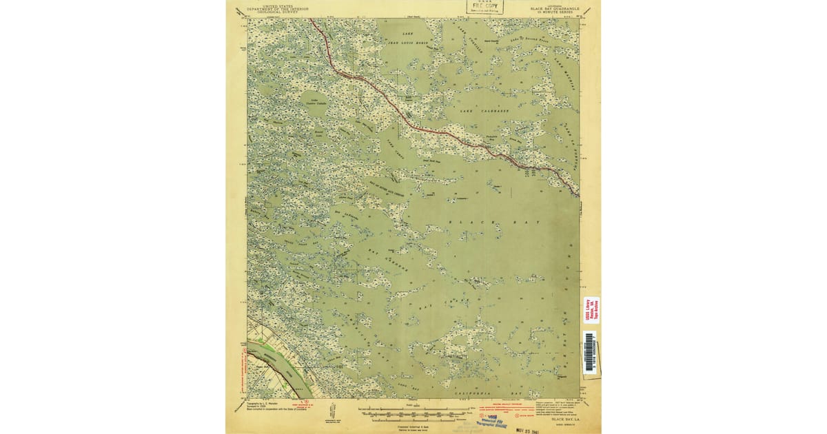 1900s (20th Century) Maps of Happy Jack, LA | Pastmaps