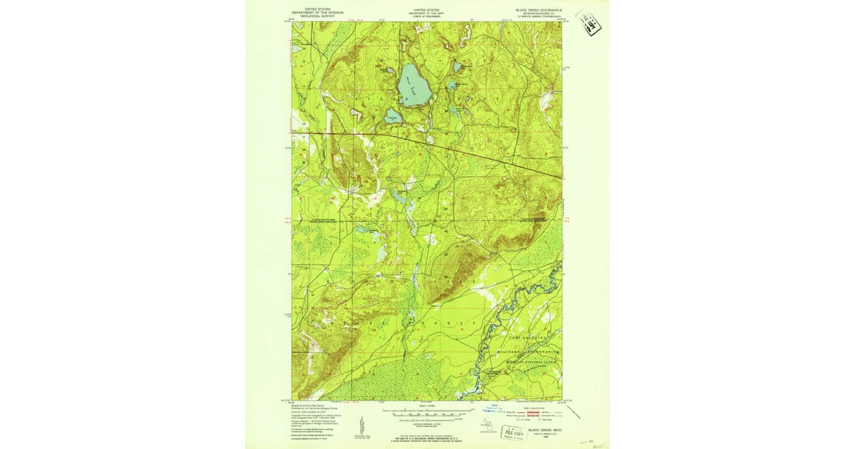 Old Maps of Kalkaska County, MI for Academic Research | Pastmaps