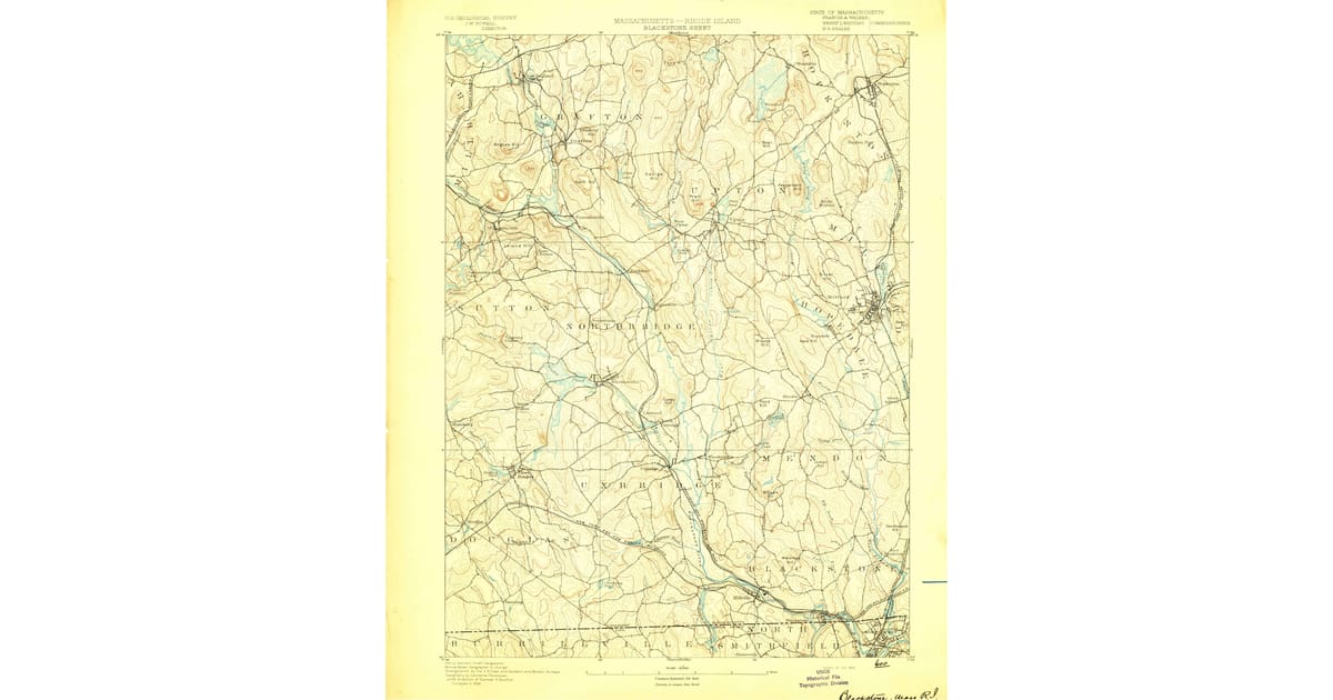 1890s Maps of Northbridge, MA | Pastmaps